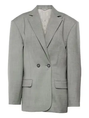 Magda Butrym Boxy Wool Blazer - Grey