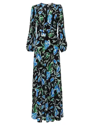 Diane Von Furstenberg Seline Floral Maxi Dress - Multicoloured