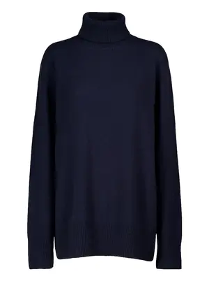 THE ROW Milina Turtleneck Sweater - Blue