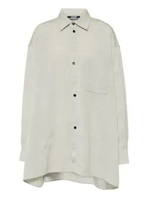 Jacquemus Le Chemise Poche Shirt - Grey
