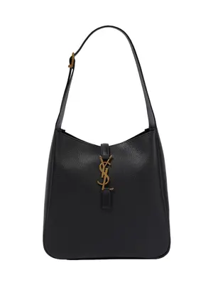 Saint Laurent Le 5 A 7 Small Leather Shoulder Bag - Black