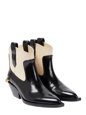 Zimmermann Leather Cowboy Boots - Black