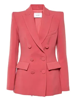 Alex Perry Crepe Blazer - Pink