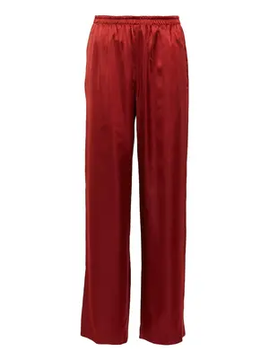 Vince Straights Satin Pants - Red