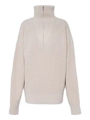 MARANT ETOILE Benny Wool Sweater - Neutrals
