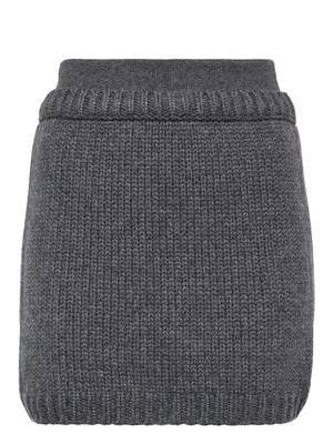 LISA YANG Lovi Cashmere Miniskirt - Grey