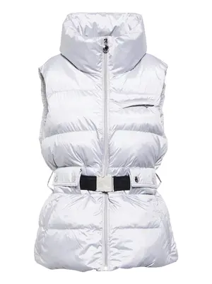 JETSET Clara Glam Puffer Vest - Silver