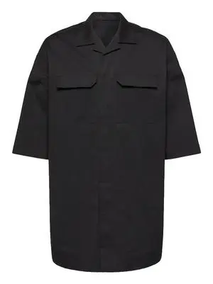 Rick Owens Magnum Tommy Cotton-blend Poplin Shirt - Black