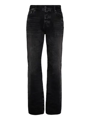 Amiri Stack Straight Leg Jeans - Black