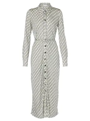 Tory Burch Printed Shirt Dress - Multicoloured