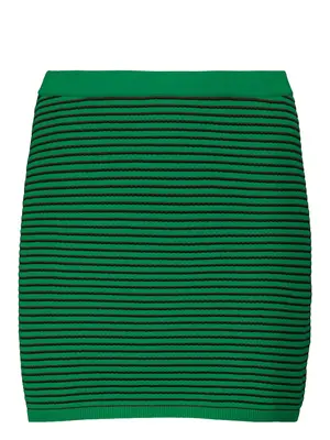 TROPIC OF C Sierra Striped Skirt - Green