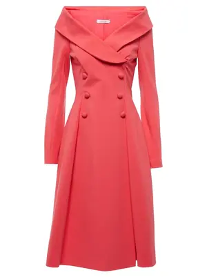 Dorothee Schumacher Off-shoulder Midi Dress - Pink