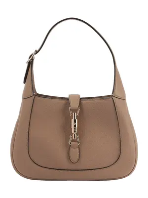 Gucci Jackie 1961 Small Leather Shoulder Bag - Beige