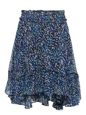 MARANT ETOILE Viera Printed Mini Skirt - Multicoloured