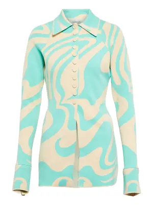 Sportmax Soraga Jacquard Blazer - Multicoloured