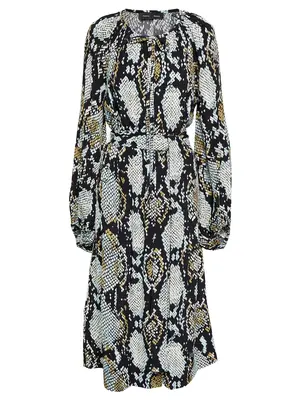 Proenza Schouler Printed Midi Dress - Multicoloured