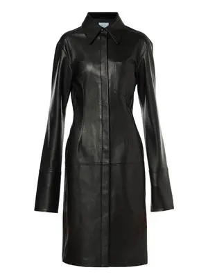 SPORTMAX Sportmax Oidio Leather Coat