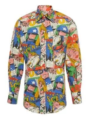 ERL Printed Cotton Shirt - Multicoloured