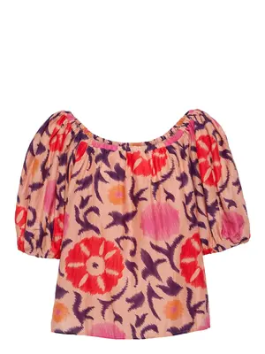 Velvet By Graham & Spencer Edlin Printed Top - Multicoloured