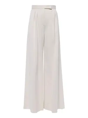 Max Mara Zinnia Jersey Wide-leg Trousers - Beige