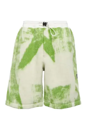 Y3 Printed Wool-blend Shorts - Multicoloured