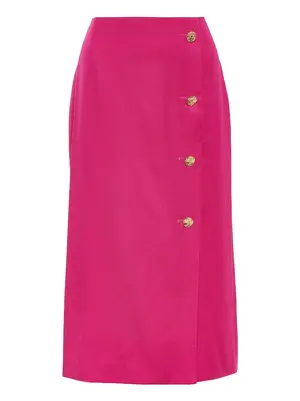 Nina Ricci Wool Pencil Skirt - Pink