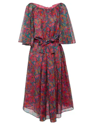 ERES Daisy Floral Cotton Midi Dress - Multicoloured