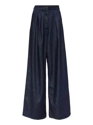 Dries Van Noten High-rise Wide-leg Jeans - Blue
