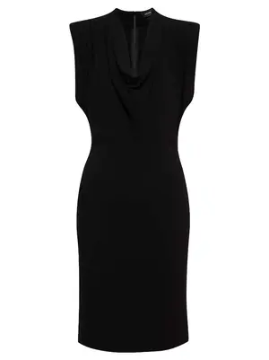 Isabel Marant Étoile Rosemay Cowl-neck Cotton Mini Dress - Black