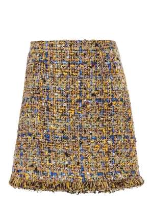 Etro Tweed Mini Skirt - Multicoloured