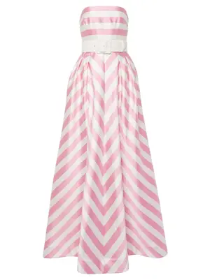 Rebecca Vallance Jocelyn Striped Gown - Multicoloured