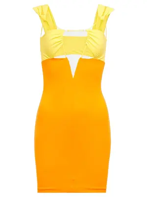 NENSI DOJAKA Cutout Minidress - Multicoloured