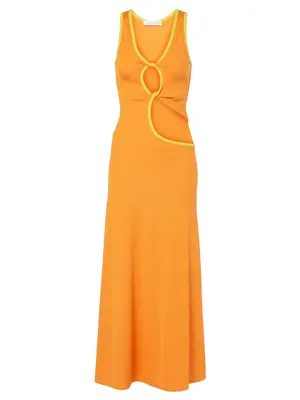 Christopher Esber Open Twist Maxi Dress - Multicoloured