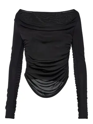 Staud Solana Jersey Top - Black