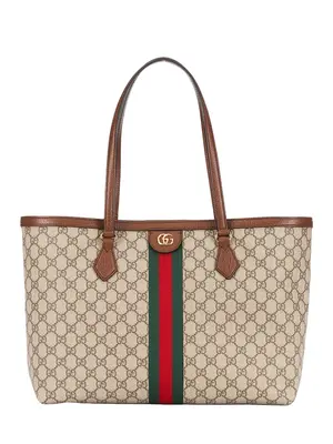 Gucci Ophidia Gg Medium Tote - Brown