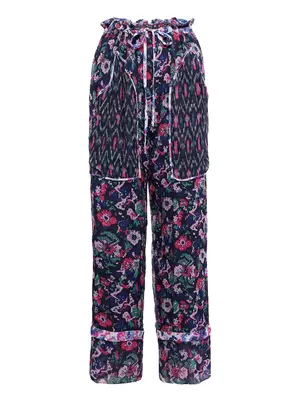 MARANT ETOILE Ryama Floral Pants - Multicoloured