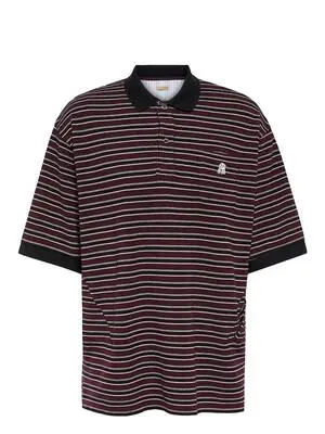 Undercover Striped Cotton Polo Shirt - Multicoloured