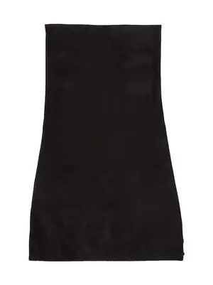 THE ROW Large Suede Glove Bag - Black