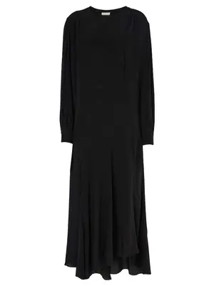 Isabel Marant Hanane Ruffled Maxi Dress - Black