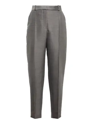 TOTEME Mid-rise Straight Pants - Grey