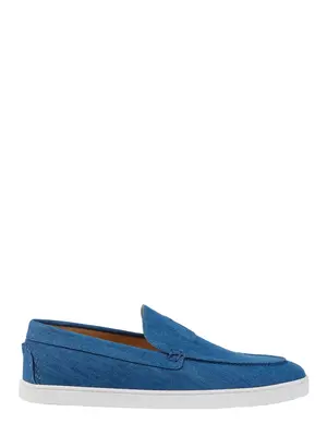 CHRISTIAN LOUBOUTIN Varsiboat Slip-on Loafers - Blue