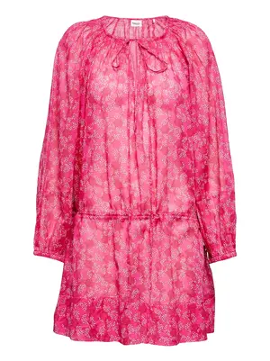 MARANT ETOILE Parsley Floral Tunic Dress - Multicoloured