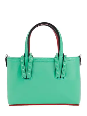 CHRISTIAN LOUBOUTIN Christian Louboutin Cabata Nano Tote Green
