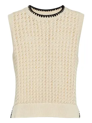 Varley Knit Tank Top - Neutrals