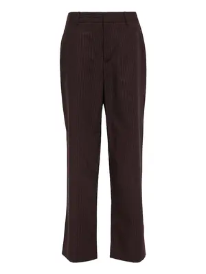 SIR. Guillaume Pinstripe Trousers - Brown