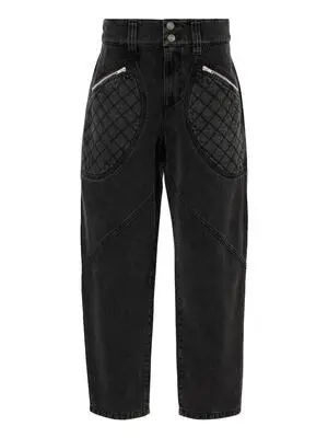 Isabel Marant Étoile Catarina Panelled Jeans - Black