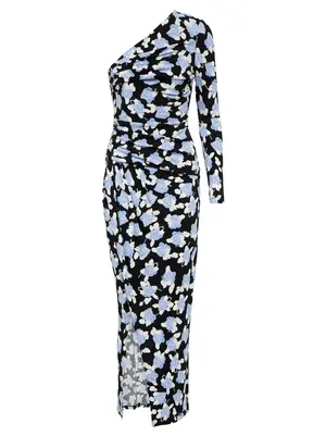 Diane Von Furstenberg Kitana One-shoulder Maxi Dress - Multicoloured