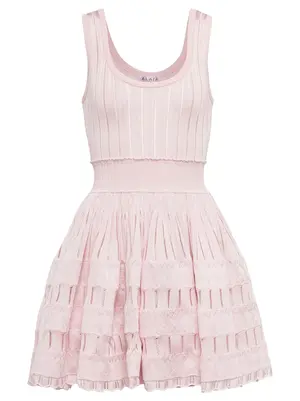 Alaïa Crinoline Mini Dress - Pink