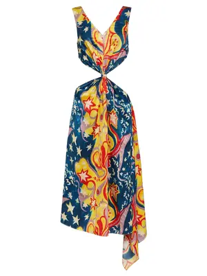 Marni Printed Midi Dress - Multicoloured
