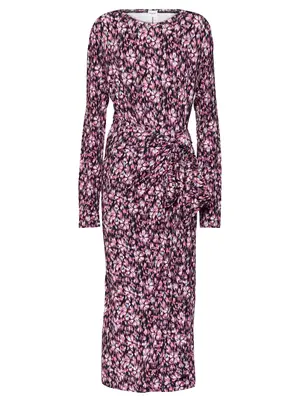 MARANT ETOILE Lissy Printed Midi Dress - Multicoloured